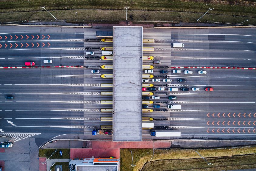 Why do drivers use tolls roads in the UK?